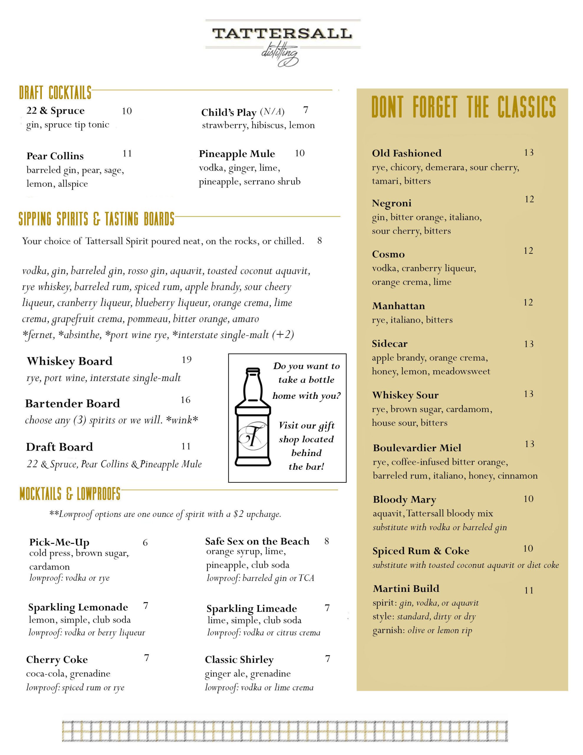 Minneapolis - Tattersall Distilling