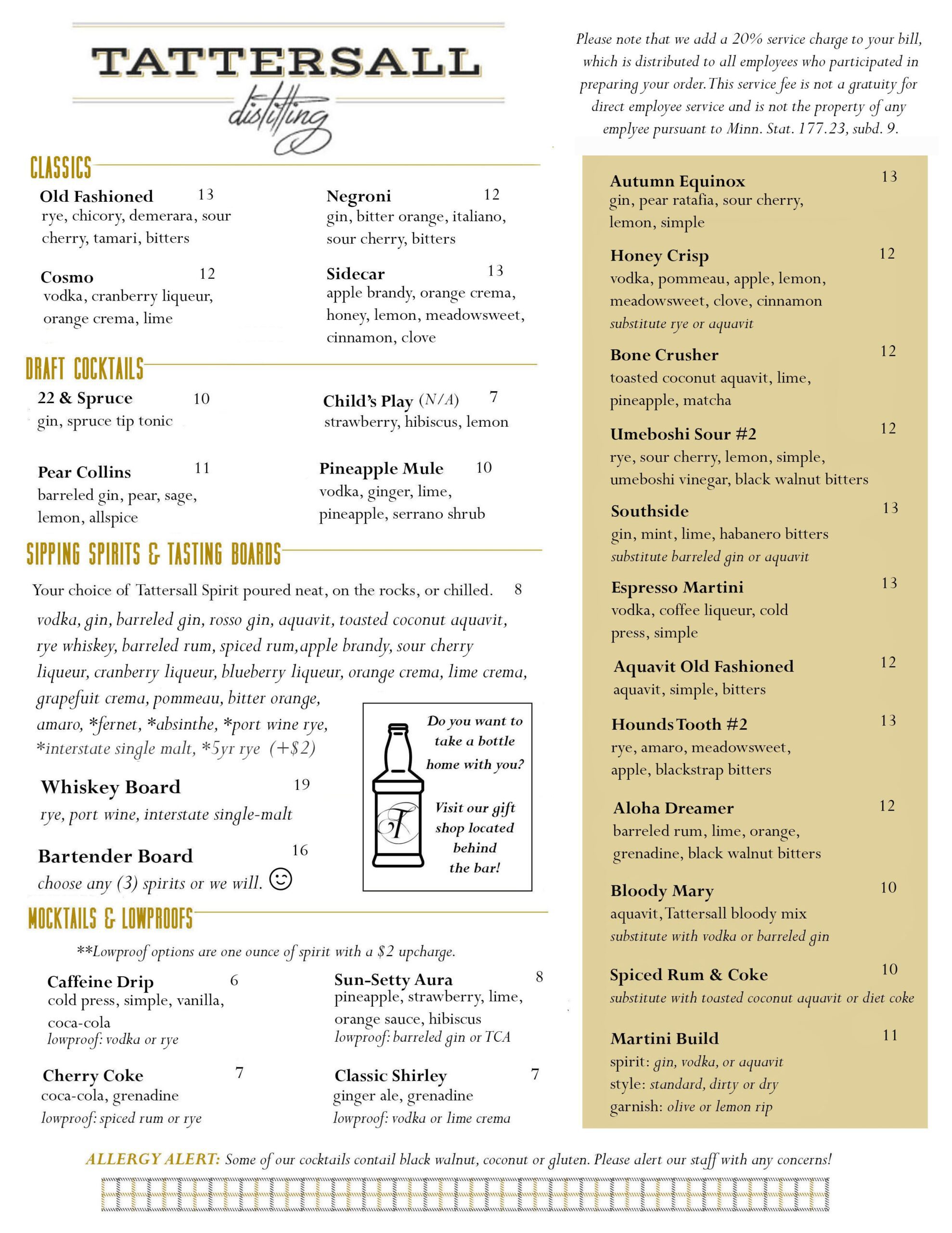 Minneapolis - Tattersall Distilling